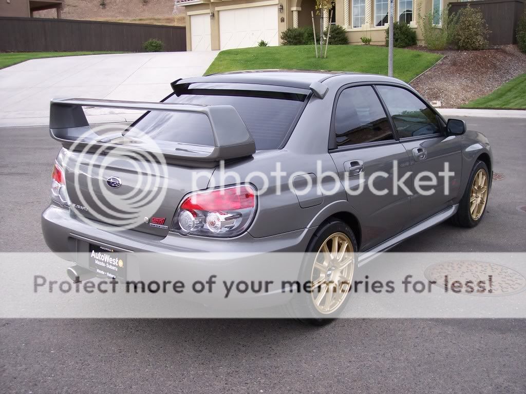 06' STI Steel Grey w/gold pics | IW STi Forum