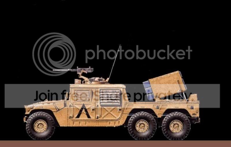 HMMWV (High-Mobility Multi-Purpose Wheeled Vehicle) aka HUMVEE