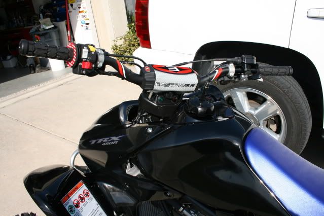 pro taper contours with trail tech clamp | Honda TRX 450R