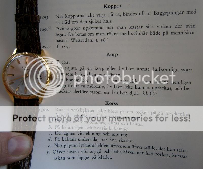 OT: Svenska skrock och signerier. | Klocksnack