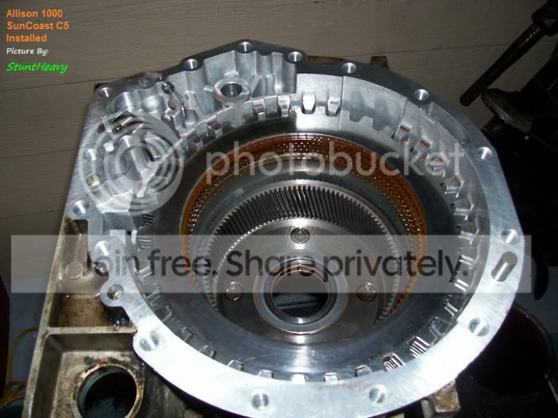 Allison 5sp: - P1 to P2 torrington thrust bearing position ...