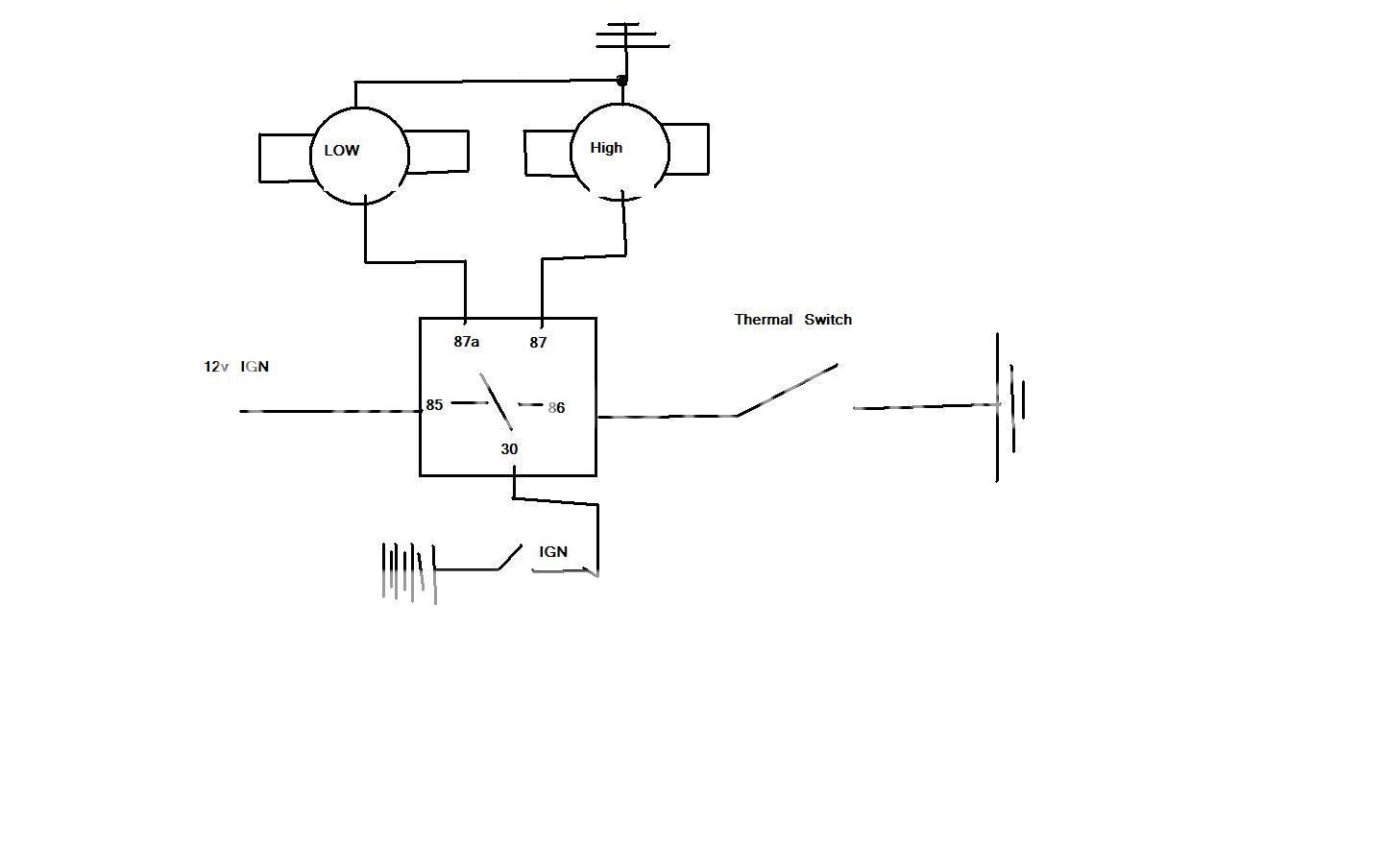 wiring up taurus fan...need relay help