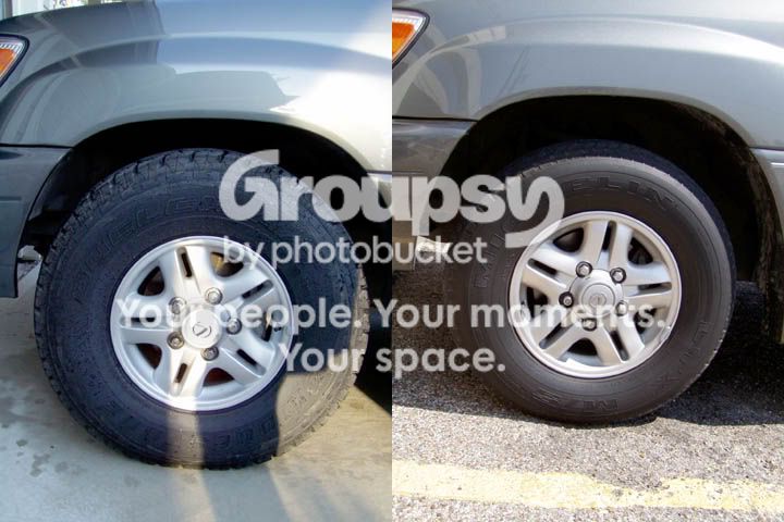 LX470 Tire upgrade | IH8MUD.com Forum | Toyota, Lexus & Off-Road ...