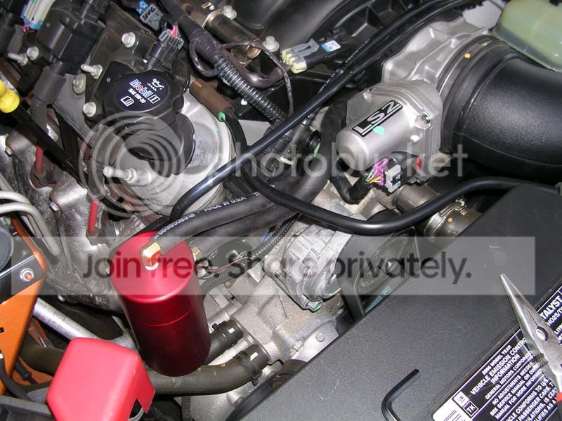 Elite Engineering Catch Can Installed - Pics | LS1GTO Forums