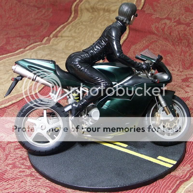 Matrix: Trinity Motorcycle Statue