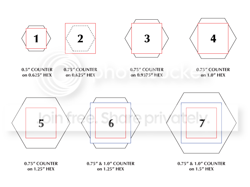 [Boardgame]: Hex & Counter Size, V2 - Steve Jackson Games Forums