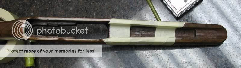 Bedded my stock/barrel | Rimfire Central Firearm Forum