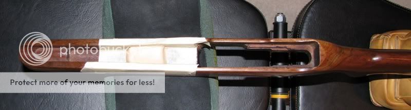 Bedded my stock/barrel | Rimfire Central Firearm Forum