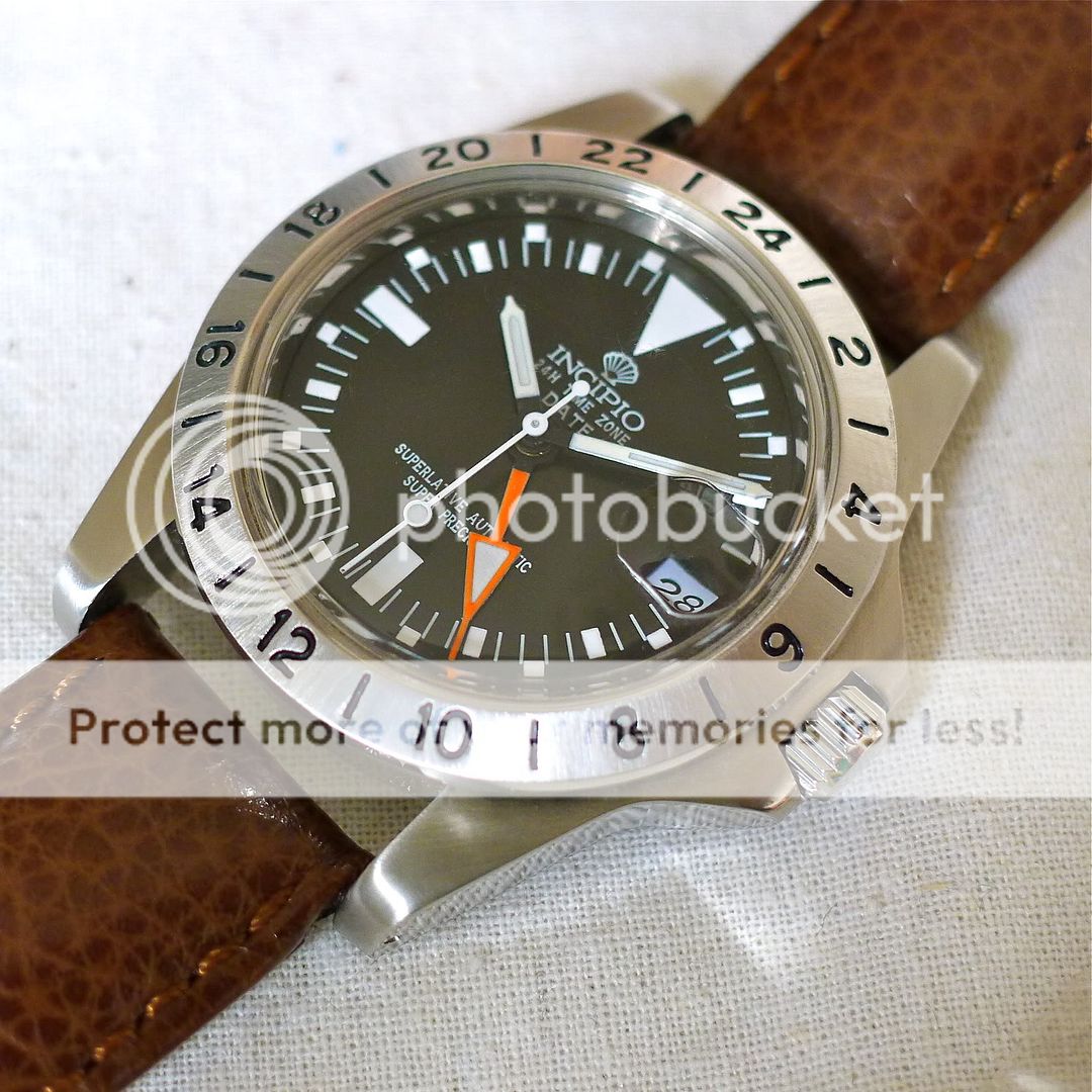 SOLD - Incipio Gmt Steve Mcqueen 1655 Explorer Ii Homage | UK Watch Forum