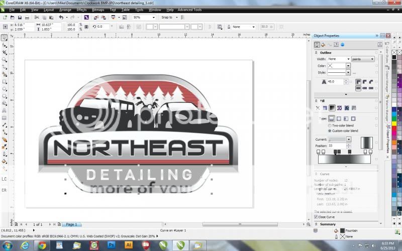 Inverting fountain fill values? - CorelDRAW Graphics Suite X6 ...