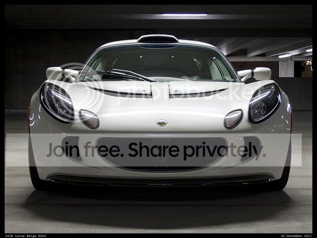 2008 Lotus Exige S240, 2K miles, Ice White, Volk TE37's, CF Xtras ...