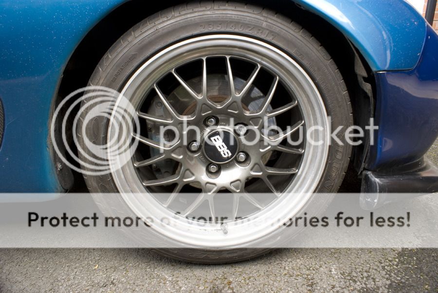 RX7 BBS wheels 17x8/8.5 5x114.3 w/ 255/40 rubber | Driftworks Forum